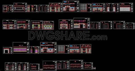372 Download Detailed Cad Drawings Of Solid Wood Wall Cladding For Villas
