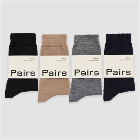 Merino Wool Socks Set In Classic Pairs Socks