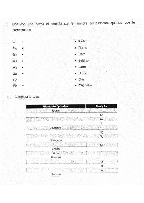 Tarea 15 Repaso Tabla PeriÓdica Online Exercise For Live Worksheets