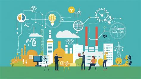 Premium Photo A Colorful Illustration Depicting A Group Of People Working Together In A