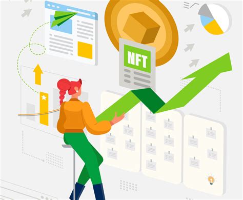 Woman See Nft Graphic Chart Concept