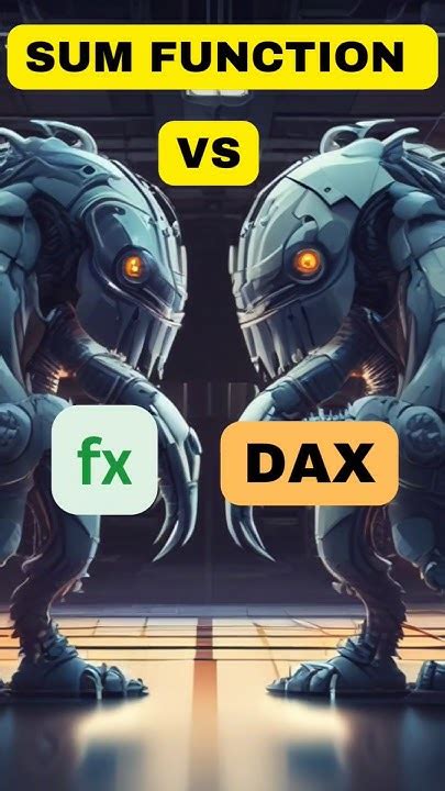 dax vs excel formulas sum function comparison powerbi exceltips