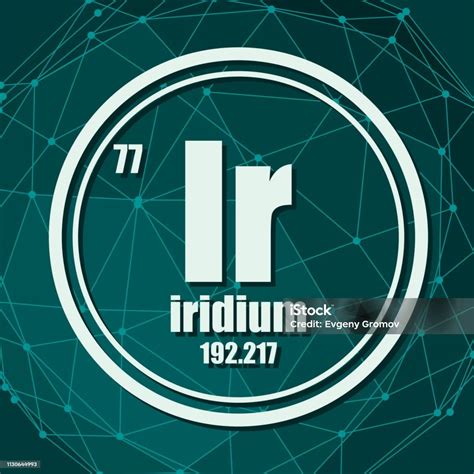 Iridium Chemical Element Stock Illustration Download Image Now