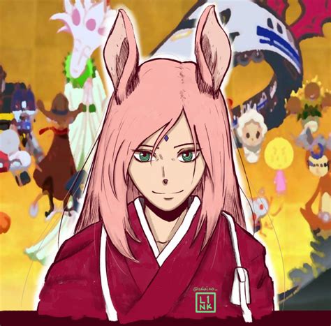 Sakura Haruno As Natsuki Shinohara S Avatar From Summer Wars One Of My Favourite Movies Hehe