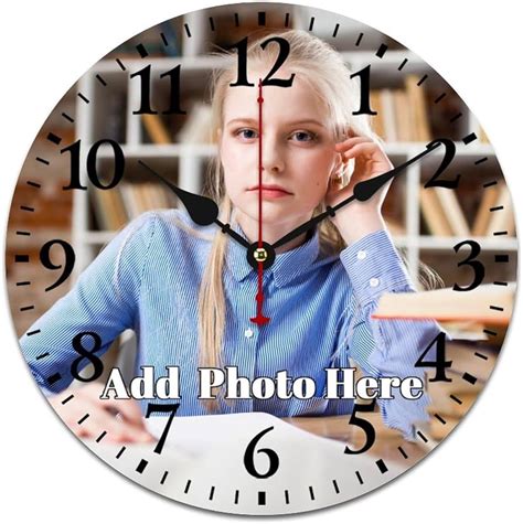 Design Create Your Own Clocks Customized Alarm Clock With Your Own