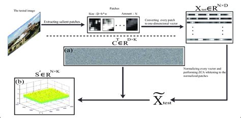 the process of obtaining the sparse expression for a tested image a