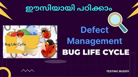 Bug Life Cycle In Software Testing Bug Life Cycle Malayalam Tutorial