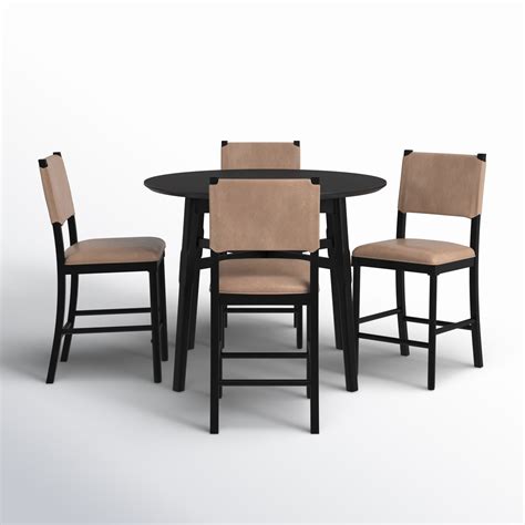 Wade Logan® Brid Round 46 Dining Set And Reviews Wayfair
