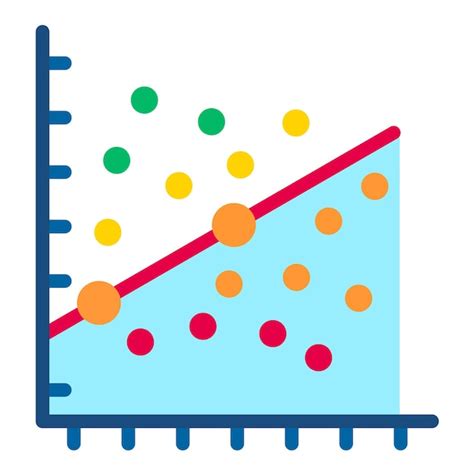 Premium Vector Scatter Plot Flat Illustration