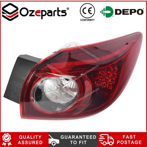 Rh Rhs Right Hand Tail Light Lamp With Led For Mazda 3 Bm Bn Hatch