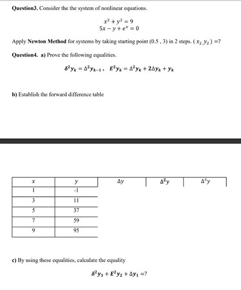 solved question3 consider the the system of nonlinear