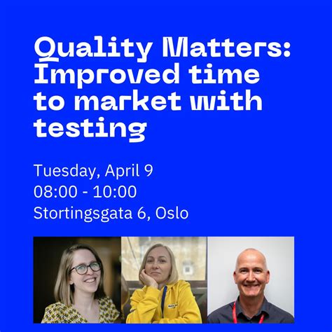 Itera On Linkedin Quality Matters Improved Time To Market With Testing