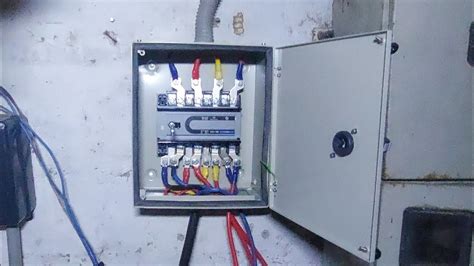 100 A Three Phase L T C Line Manual Changeover Switch YouTube