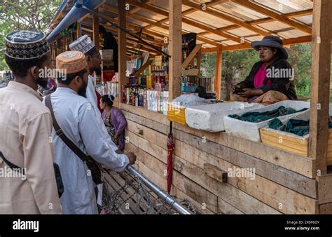 Muslim Shoppers And Traders And Illegal Burmese Immigrants By Barbed