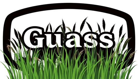 A Logo For Glassware Glassware Is Shown In A Green And Black Frame
