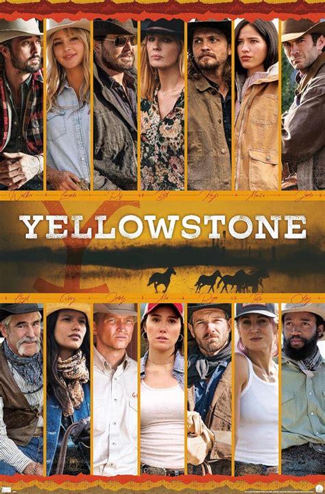 Yellowstone Group Wall Poster Amazonca Home