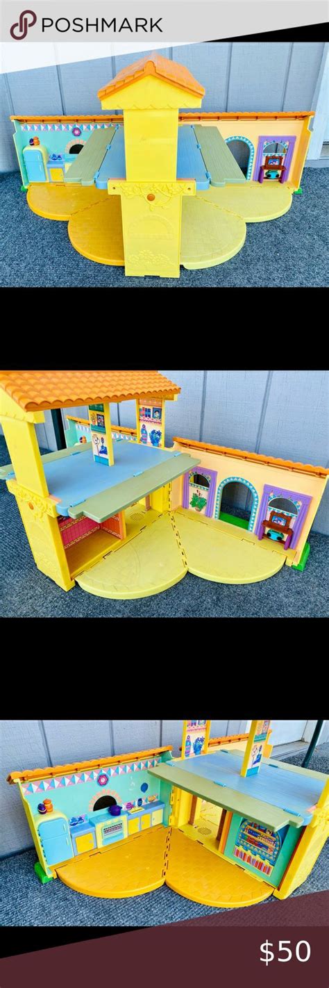 Dora The Explorer Pop Up Bilingual Talking Doll House Mattel Wfigures