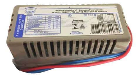 Reator Eletronico P1 Lamp Fluor Afp 1x20 Dsw Bivolt Mercadolivre