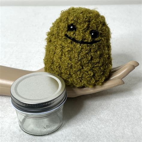 Handmade Crochet Nug Buddy Stash Jar Plushie Etsy