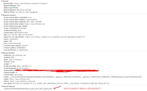 Javascript Writing Request Payload Property On Request Stack