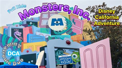Monsters Inc Mike And Sully To The Rescue Disney California
