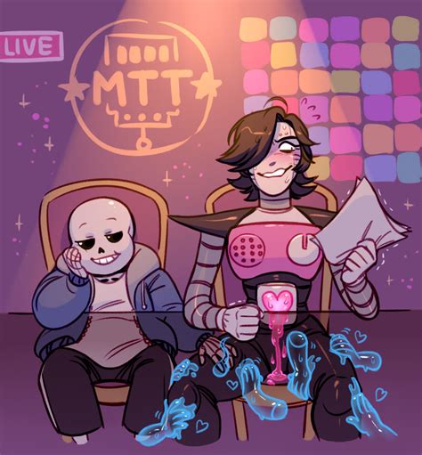 Sans Teasing Mettaton During His Show Hotlegmeme Rundertail