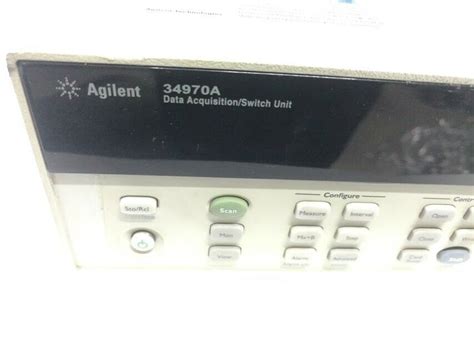 Agilent Technologies A Data Acquisition Switch Unit Data Logger Industrial SOL Pte Ltd