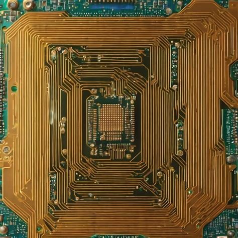 Premium Photo Electronics Chip Board Printed Circuit Board Electronic Hightech Model Digital