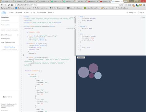 Javascript D3 Animating A Bubble Chart Within A Given Radius Stack