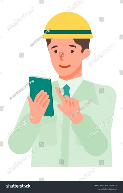 Working Man Concept Problem Solving Man Stock Vector Royalty Free