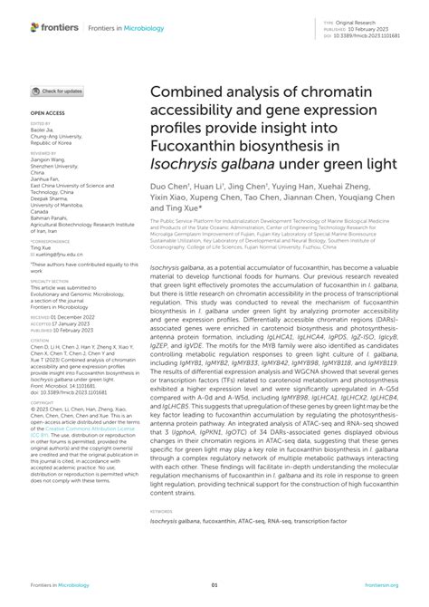 Pdf Combined Analysis Of Chromatin Accessibility And Gene Expression