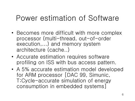 ppt power estimation in the algorithmic and register transfer level