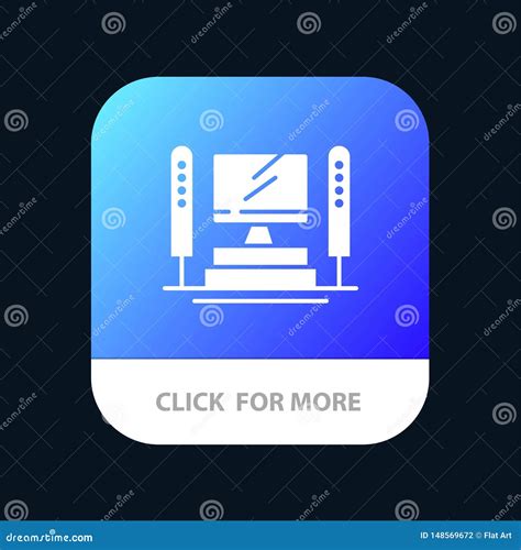 computer computing server cpu mobile app icon design stock vector