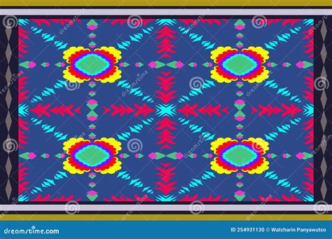 the decoration of geometric shape form a pattern to be colorful stripe