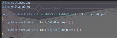【unity开发】分享一个自制 Excel 转 Unity Scriptableobject 工具 Mayoyi 博客园