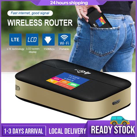 G Lte Pocket Wifi Modified Unlimited Wifi Router Portable Mifi Lt Lcd Siap Mod Modem Support