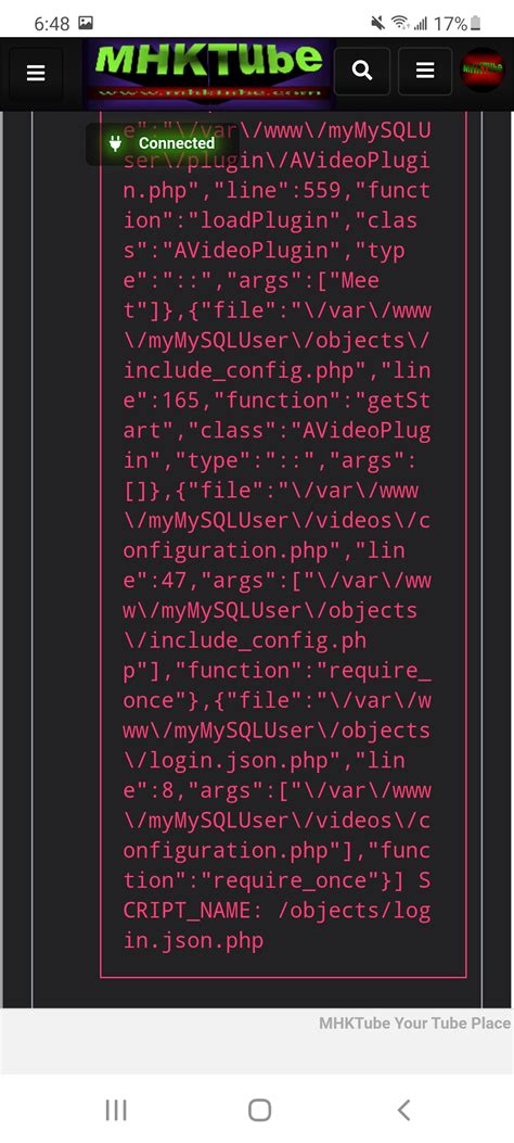 new errors after latest gitpull · issue 5800 · wwbn avideo · github