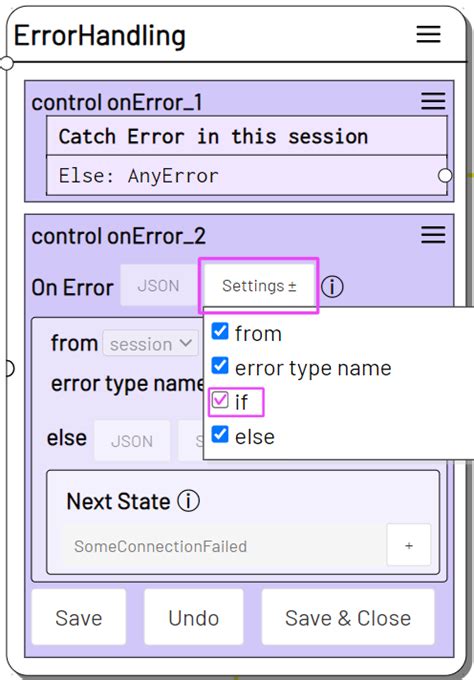 on error adaptor ex tutorials and documentation
