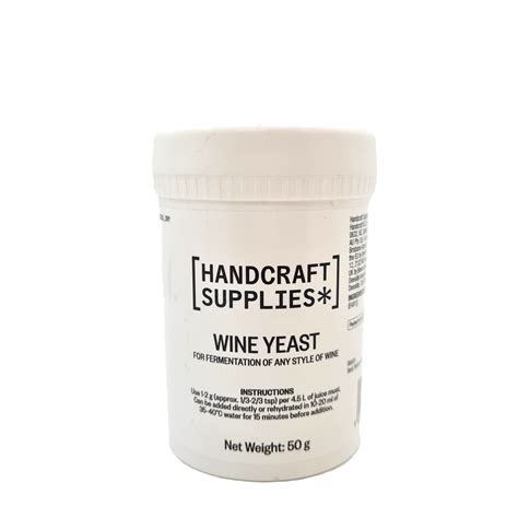 Hs Wine Yeast 50g Handcraft Supplies