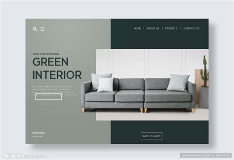 家居ui设计设计图 中文模板 Web界面设计 设计图库 昵图网