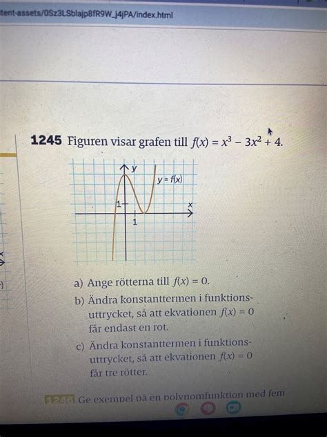 Hur Påverkas Polynomfunktionen Matematikmatte 3 Pluggakuten