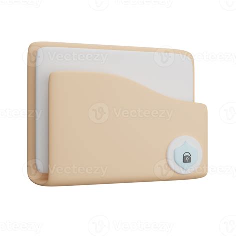 3d Rendering Folder Scurity 16659354 Png