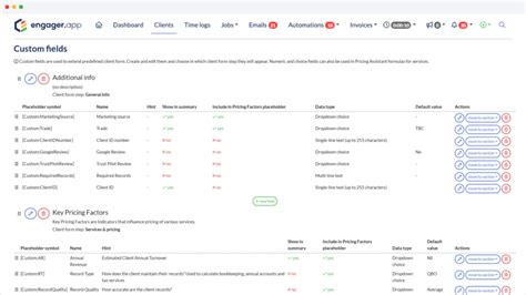 Custom Fields Engagerapp