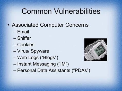 Opsec Vulnerabilities And Indicators
