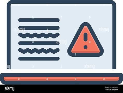 Icon For Errorexclamation Stock Vector Image And Art Alamy