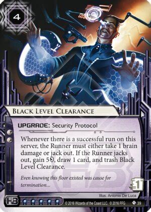 Black Level Clearance · Netrunnerdb
