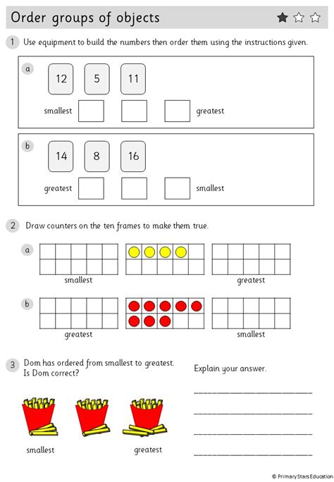 Year 1 Place Value White Rose Week 11 Block 4 Autumn Differentiated Planning