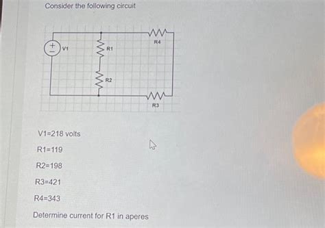 solved consider the following circuit v1 ww r1 r2 r4 ww