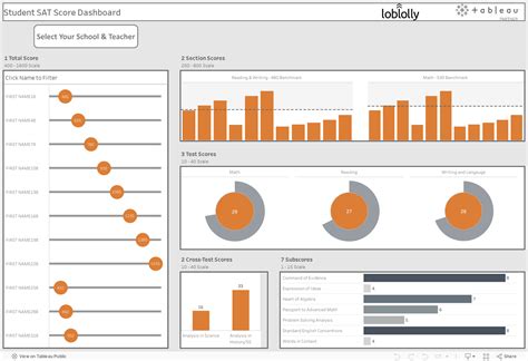 Tableau Public Dashboards Loblolly Consulting