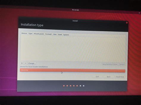[unsolved] Cant Choose Installation Type Ubuntu 18 04
